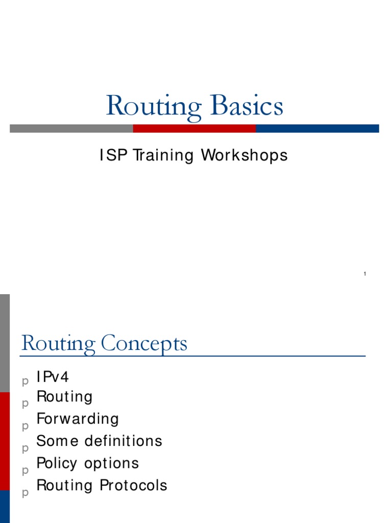 Routing Basics | PDF | Routing | Ip Address Routing Basics | PDF | Routing | Ip Address