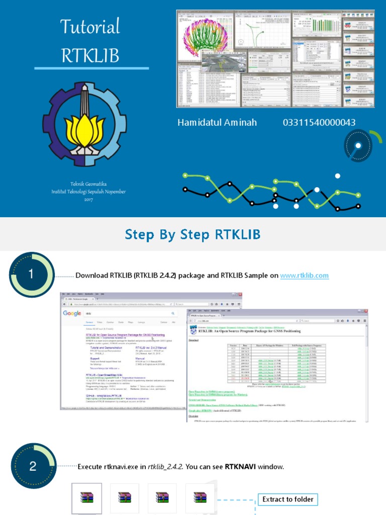 Tutorial Rtklib: Hamidatul Aminah 03311540000043 | PDF