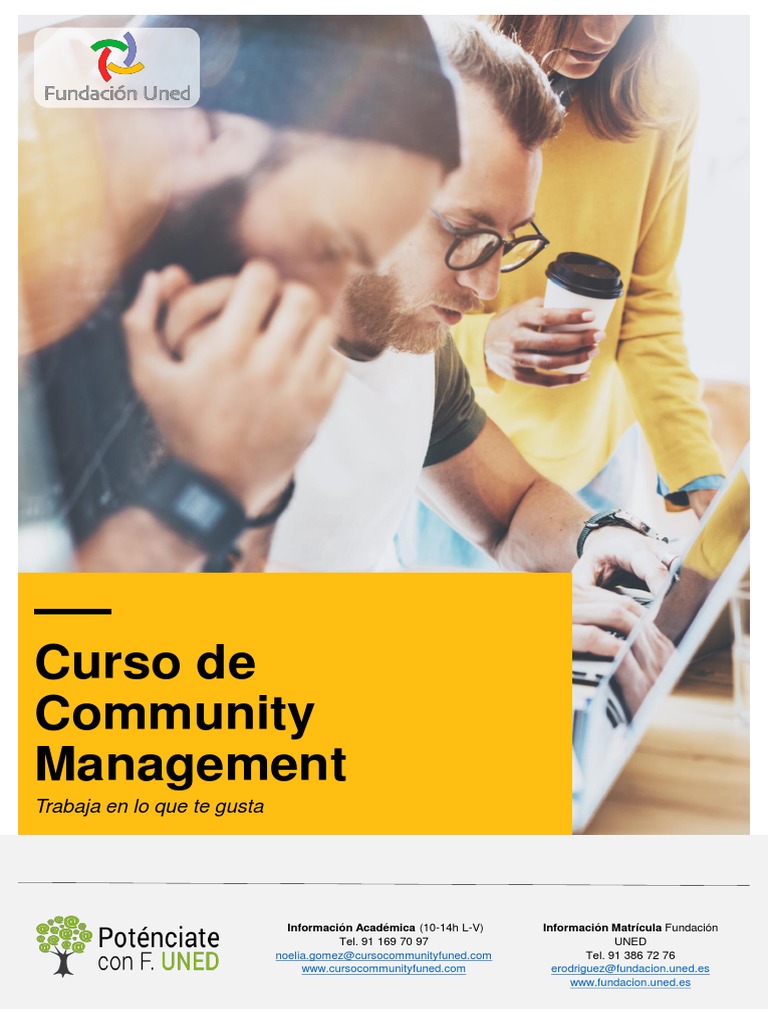 Curso De Community Management Pdf Redes Sociales Cultura Popular