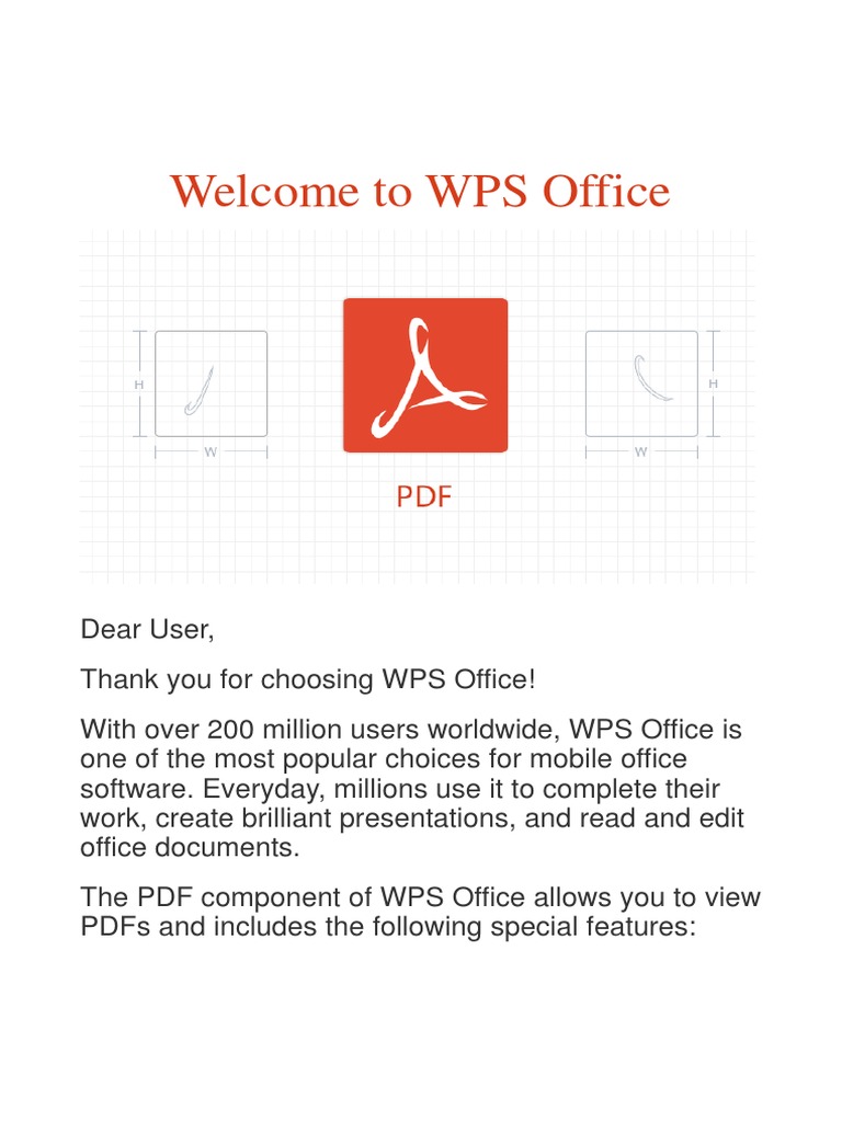 Wps Office Pdf Features Explained Pdf