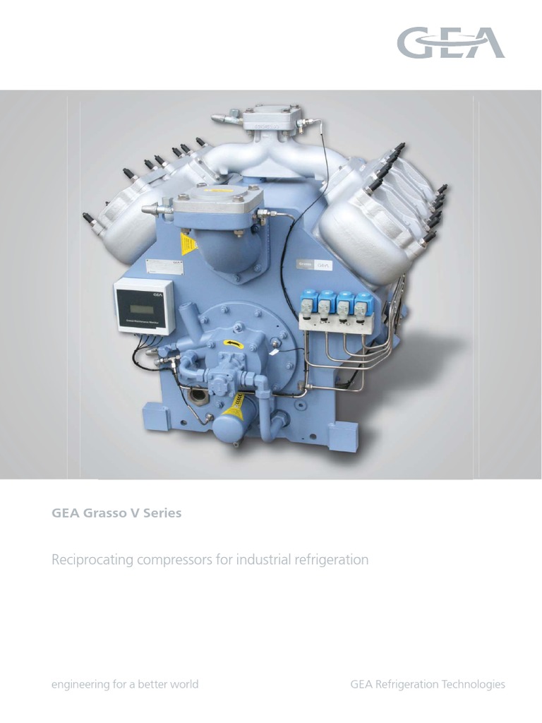 GEA Grasso V Series: Reciprocating Compressors For Industrial ...