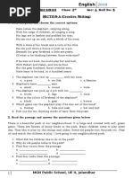 Grade 2 English Paper | PDF | Language Arts & Discipline