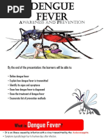 Dengue Lecture Final | PDF | Mosquito | Diseases And Disorders