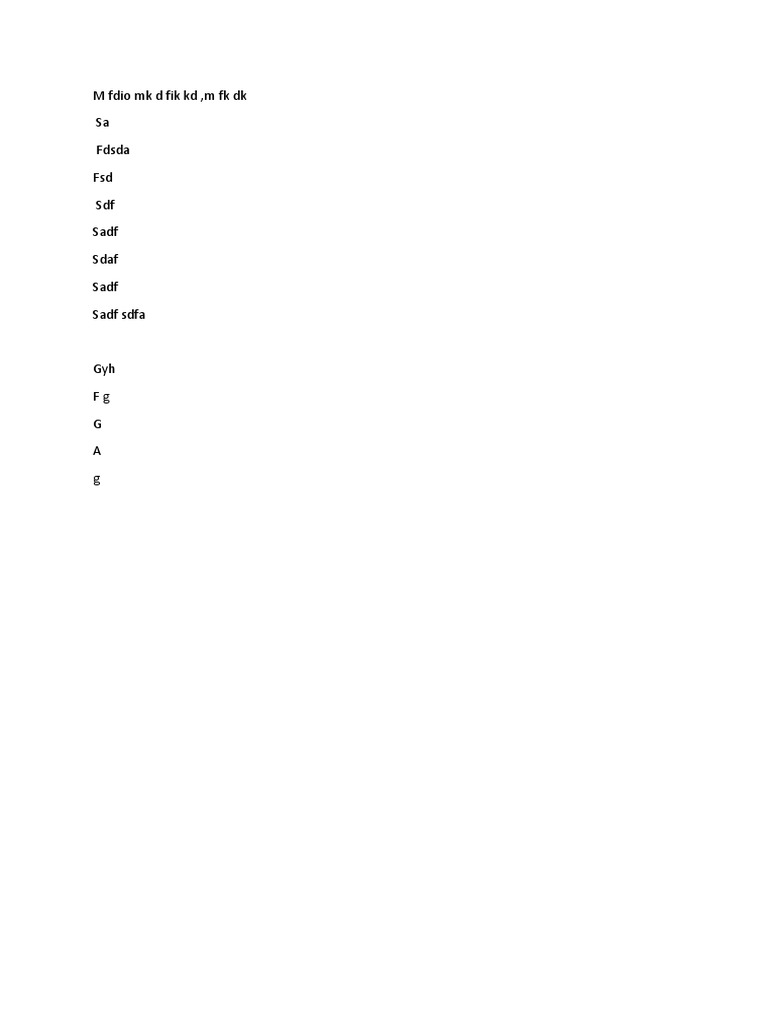 Mfdiomkdfikkd, MFKDK Sa Fdsda FSD SDF Sadf Sdaf Sadf Sadf Sdfa | PDF