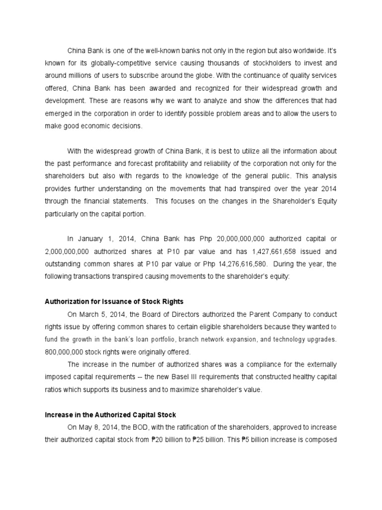 Authorization For Issuance of Stock Rights | Download Free PDF ...