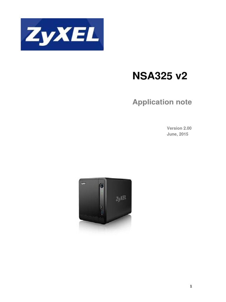 NSA325 v2: Application Note | PDF | Word Press | Computer File