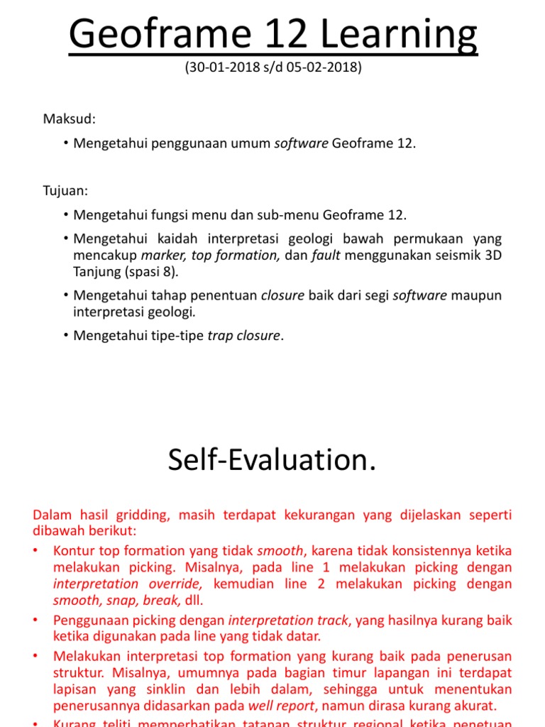 Panduan Penggunaan Geoframe 12 | PDF