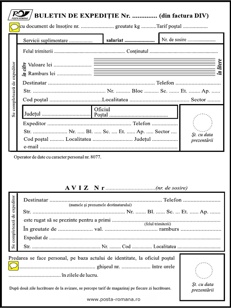 Buletin de Expeditie PDF | PDF