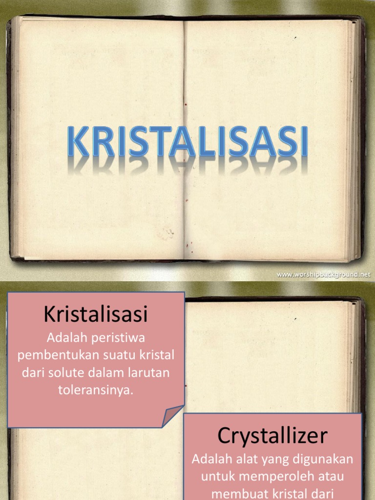 Jenis dan Cara Kerja Crystallizer | PDF