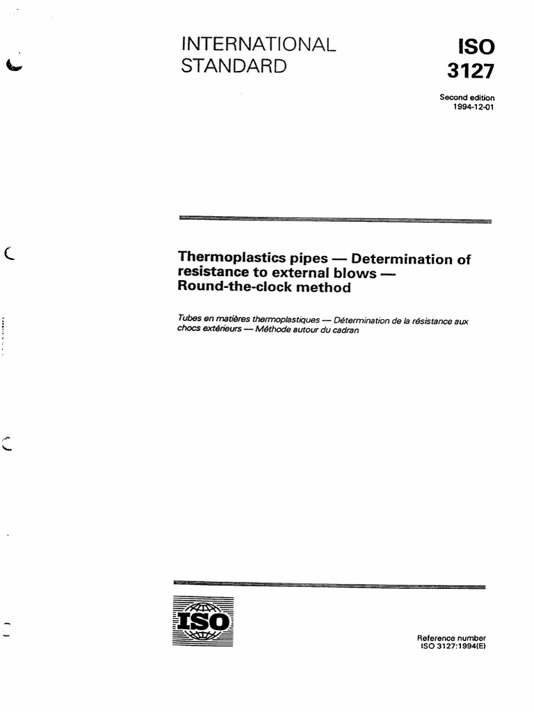 Iso 3127 PDF | PDF
