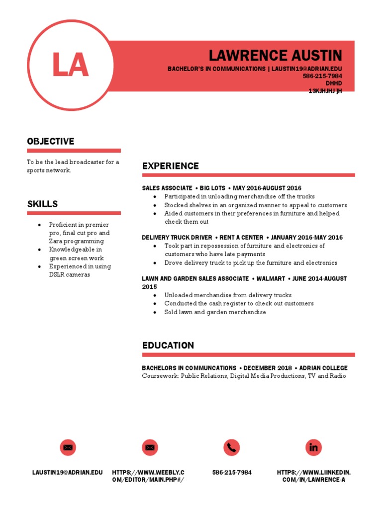 La Resume | PDF | Business