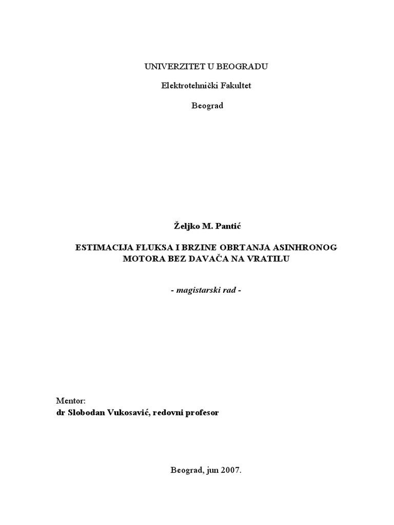 Zeljko Pantic MR PDF | PDF