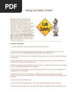 Flinn Scientific LAB Safety Contract | PDF | Laboratories | Ac Power ...