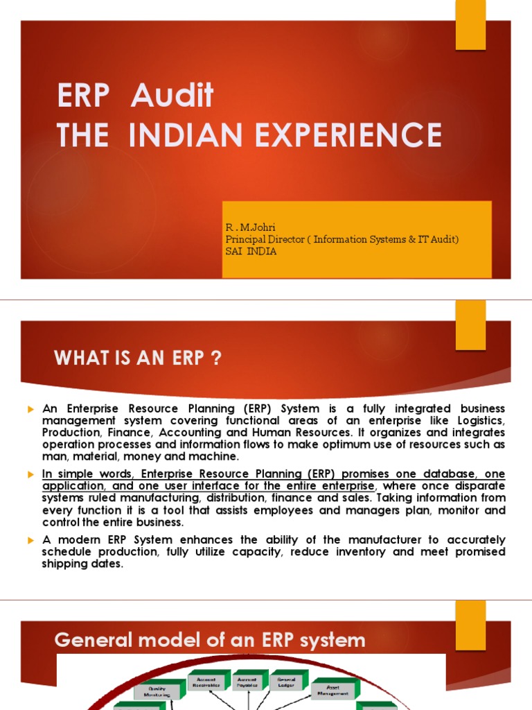 ERP Audit: Insights and Practices | PDF | Enterprise Resource Planning ...
