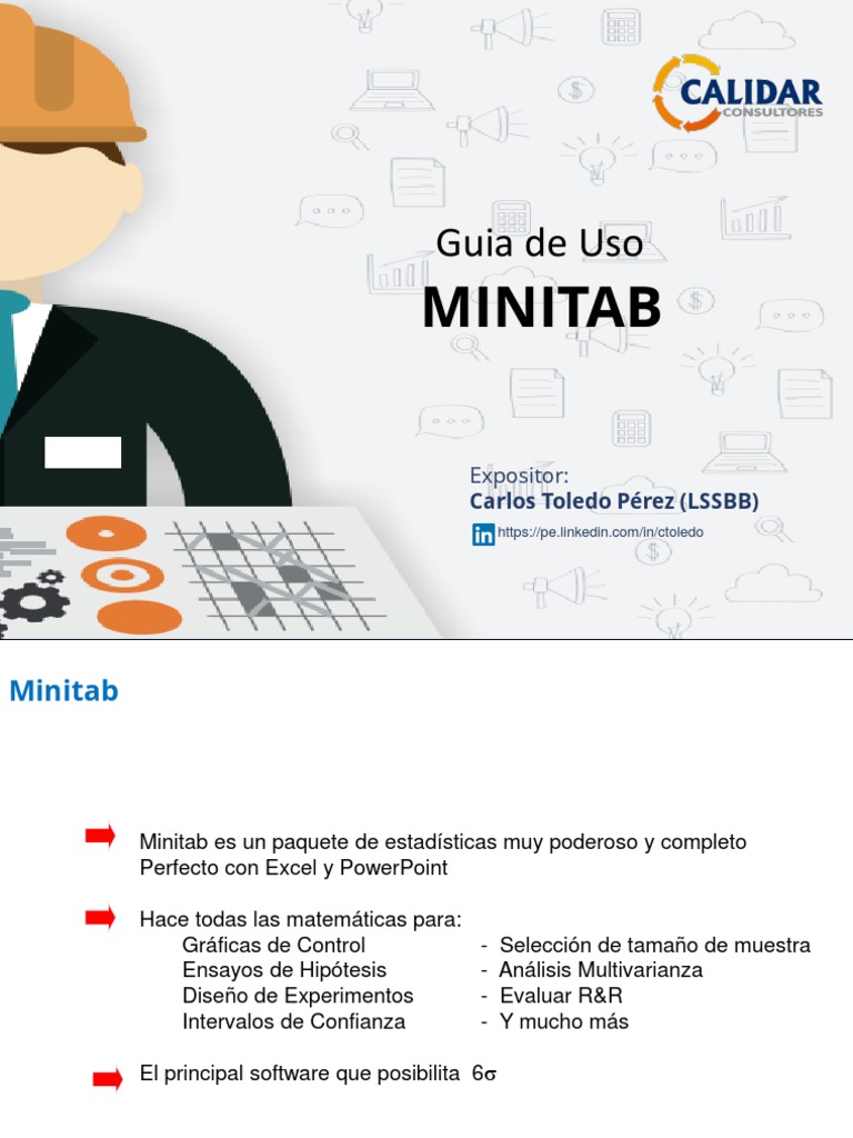 Guia Minitab | PDF | Hoja de cálculo | Microsoft Excel
