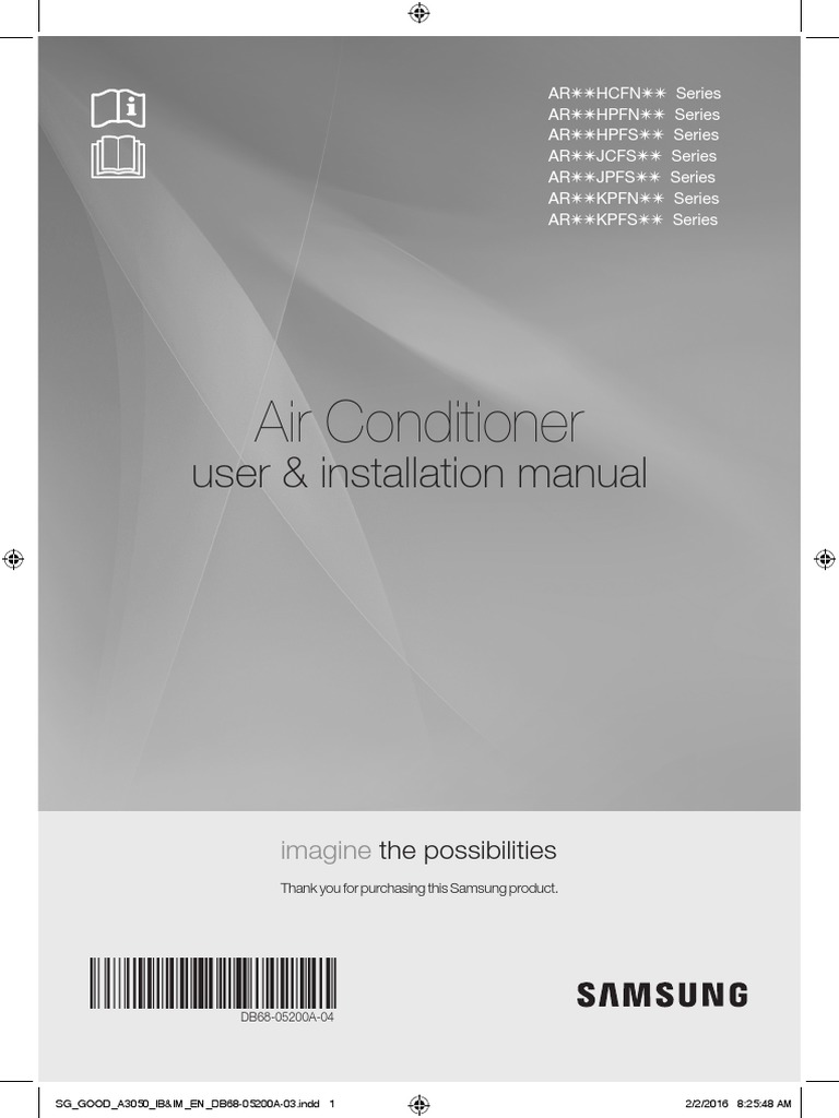 Samsung AC Manual PDF | PDF | Hvac | Air Conditioning