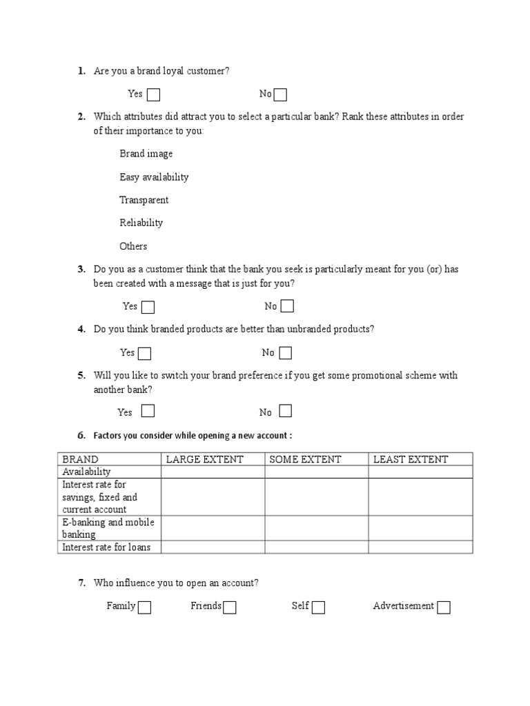 Factors You Consider While Opening A New Account | PDF | Banks | Brand