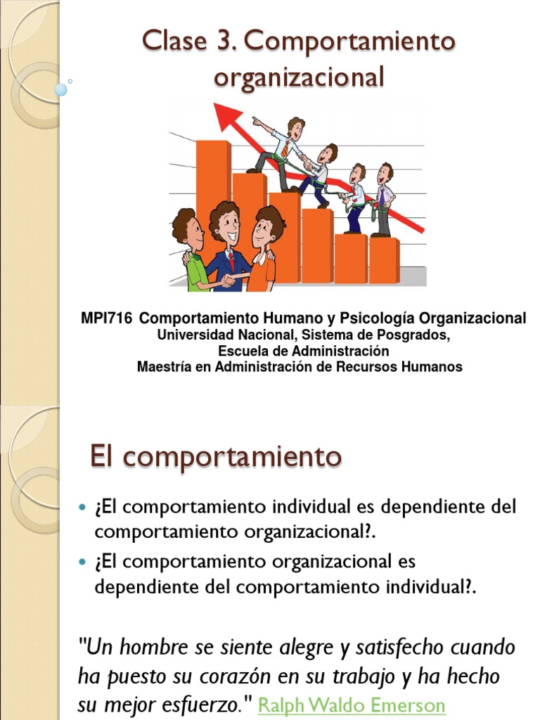 Comportamiento Organizacional | PDF | Comportamiento organizacional ...