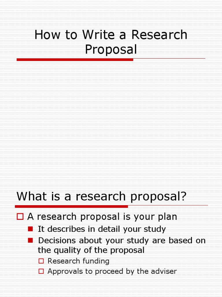 How To Write A Research Proposal | PDF | Survey Methodology | Ethiopia