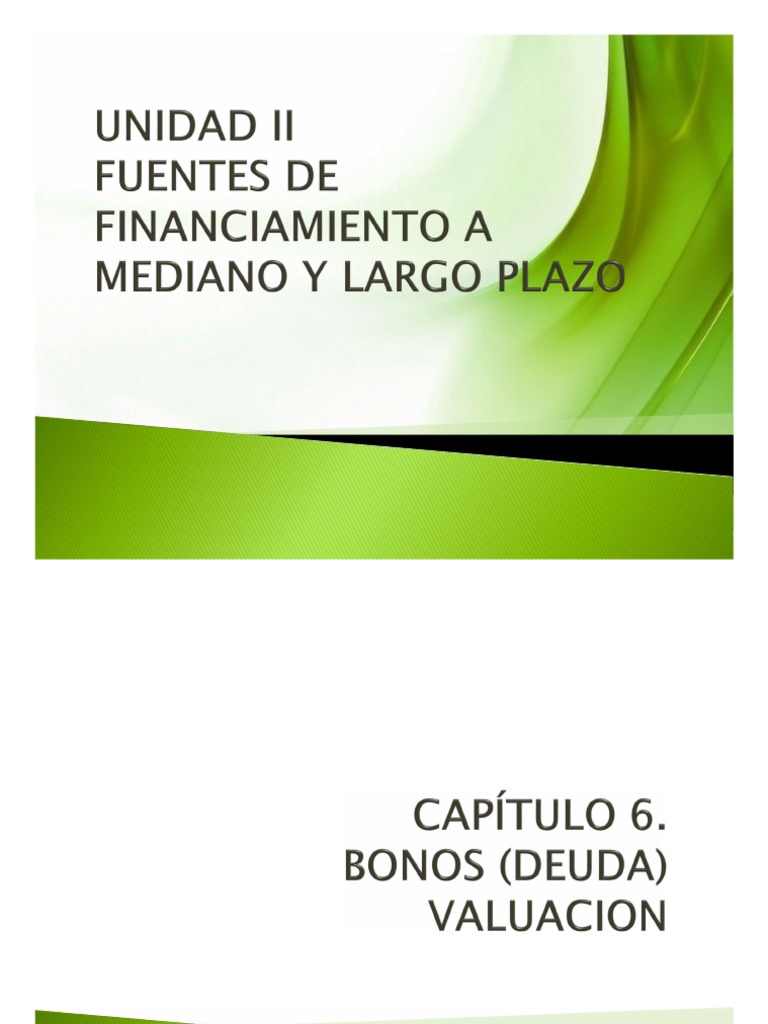 Tipos de Bonos y su Valoración Financiera | PDF | Cupón | Interés