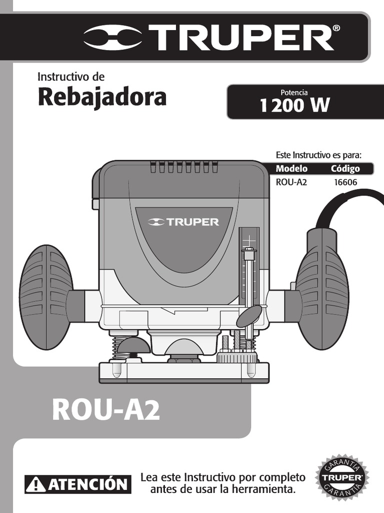 Router Truper Rou-A2 | PDF