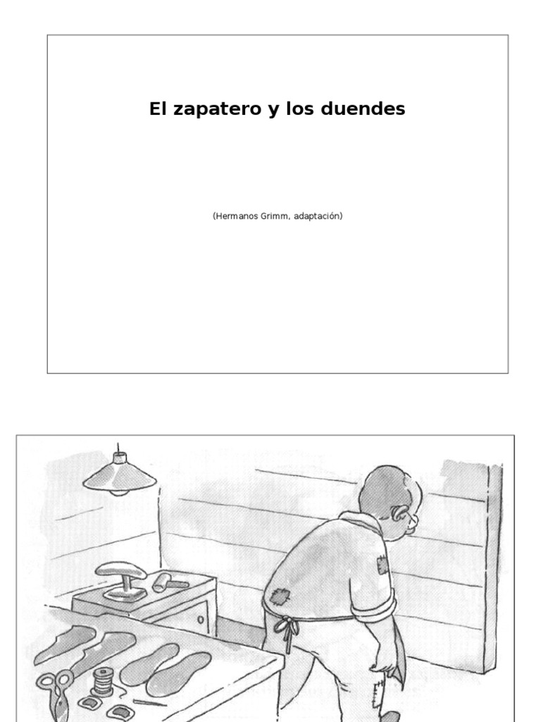 El Zapatero y Los Duendes | Descargar gratis PDF | Ocio