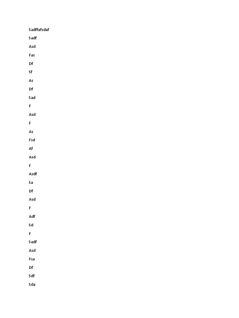 Sadffafsdaf Sadf Asd Fas DF SF As DF Sad F Asd F As FSD Af Asd F Asdf ...