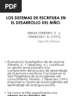 Ferreiro, Emilia y Teberosky, Ana (1979) Los Sistemas de Escritura en El Desarrollo Del Niño ...