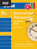 7 8 Non Verbal Reasoning Bond 1st Level Paper PDF | PDF | Learning | Cognition