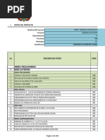 Listado de Items Vivienda | PDF | Materiales de construcción ...