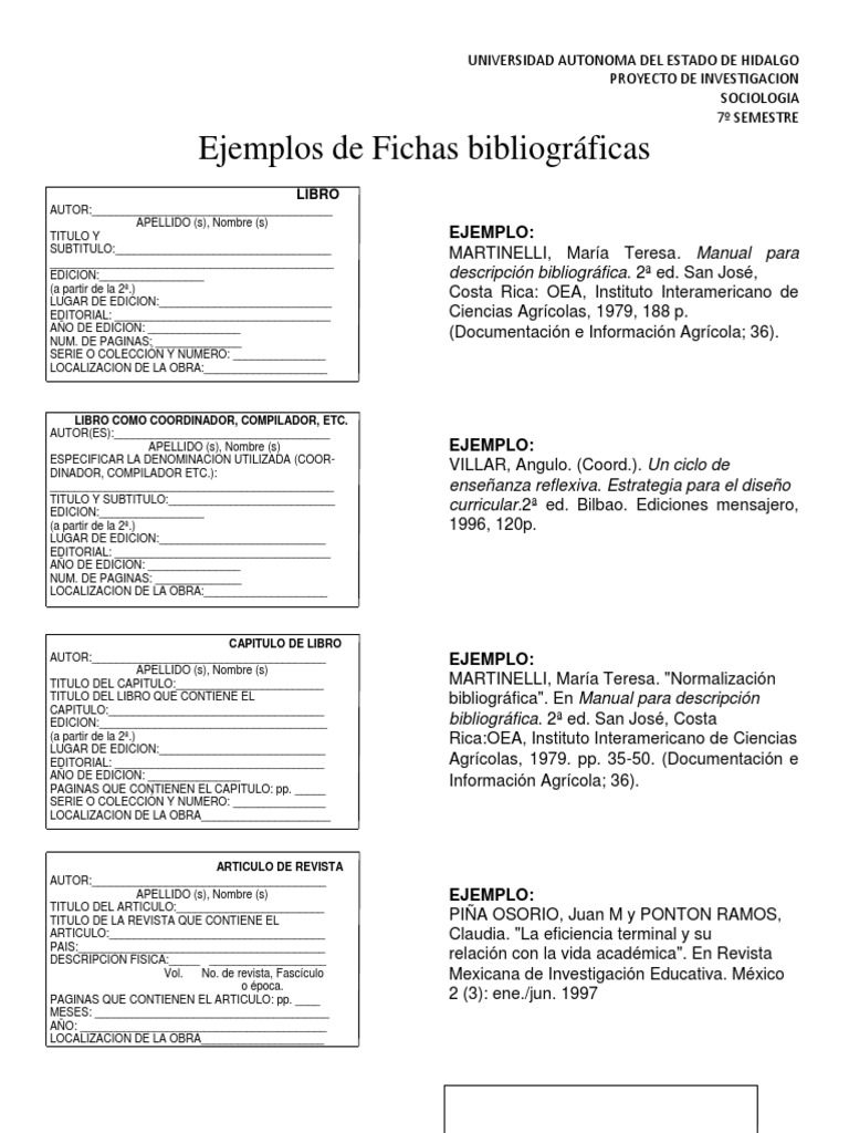 Fichas Bibliograficas | Descargar gratis PDF | Comillas | Science