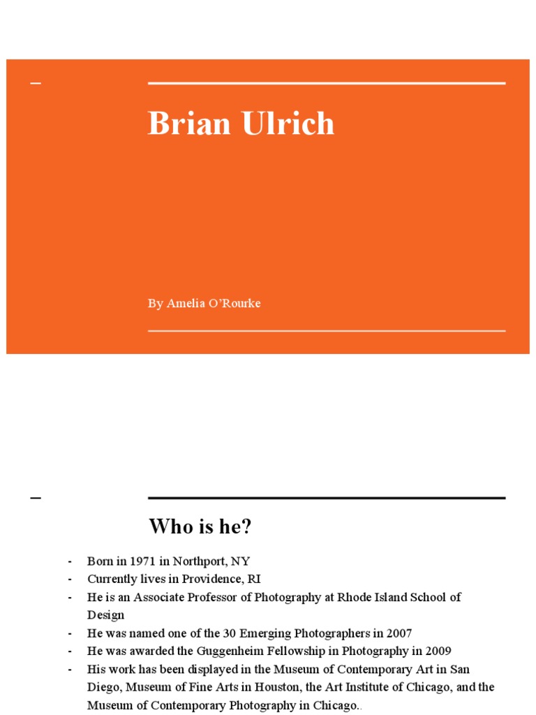 Brian Ulrich: Exploring Consumerism in Art | PDF | Library And Museum