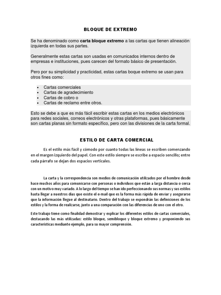 Bloque de Extremo | PDF