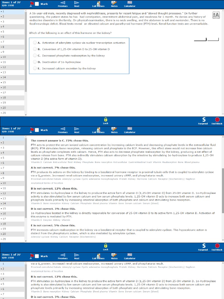 Renal Physio | PDF | Angiotensin | Kidney
