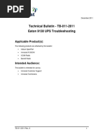 Eaton 9130: Service Manual | PDF | Power Inverter | Power Supply