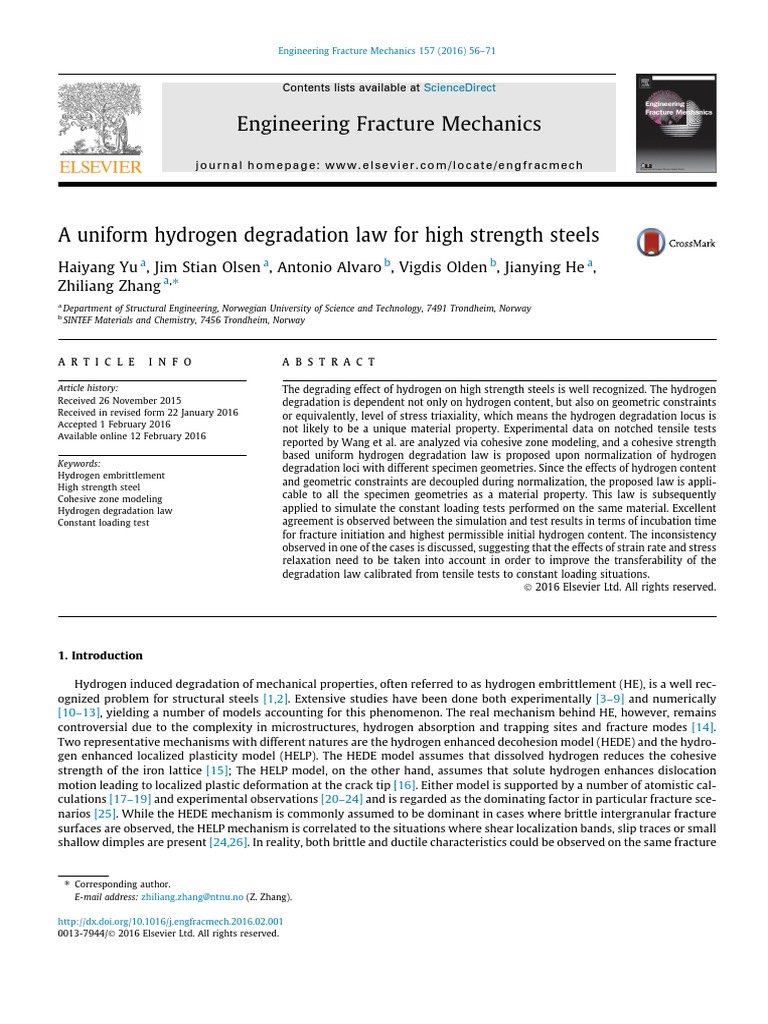 Engineering Fracture Mechanics | PDF | Strength Of Materials | Fracture