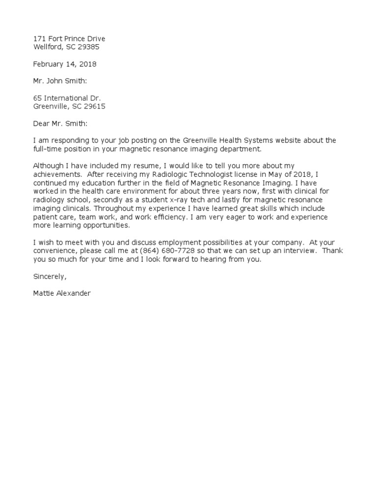 Resume Mattie Mri | Download Free PDF | Radiology | Medical Imaging