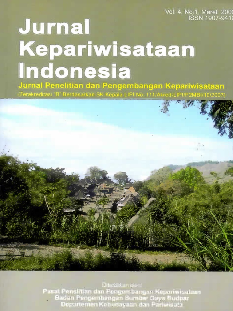 Pro Poor Tourism Dan Pemberdayaan Masyarakat Miskin: Pendekatan Metode ...