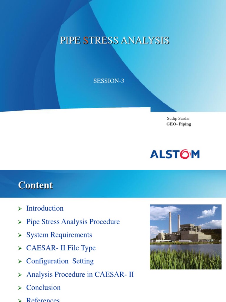 Alstom Stress 3 | PDF | Stress–Strain Analysis | Pipe (Fluid Conveyance)