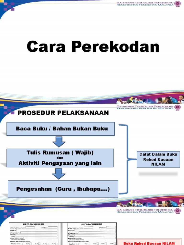 Cara Perekodan NILAM | PDF