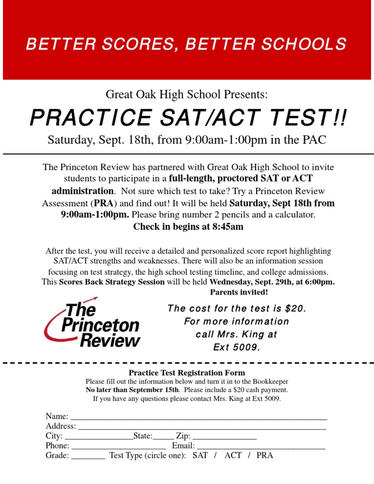 Practice SAT/ACT for Students | PDF