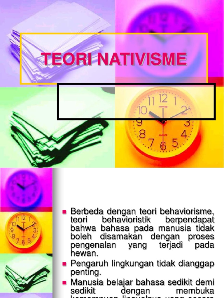 Teori Nativisme | PDF