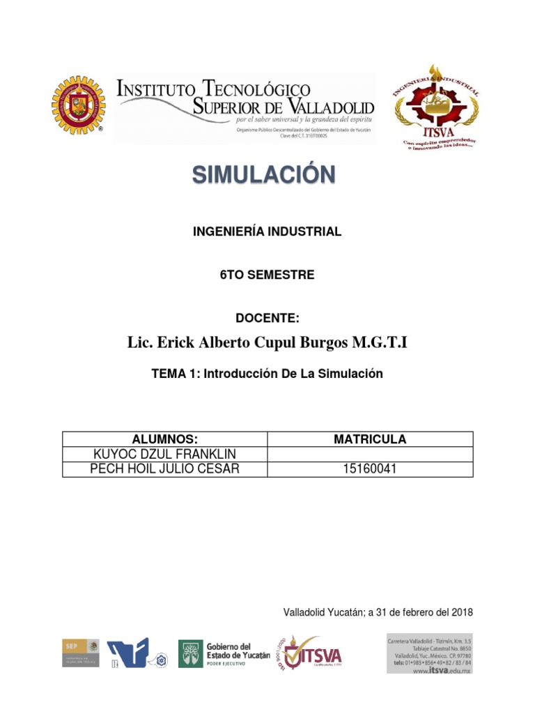 Proyecto Simulacion | PDF | Simulación | Toma de decisiones