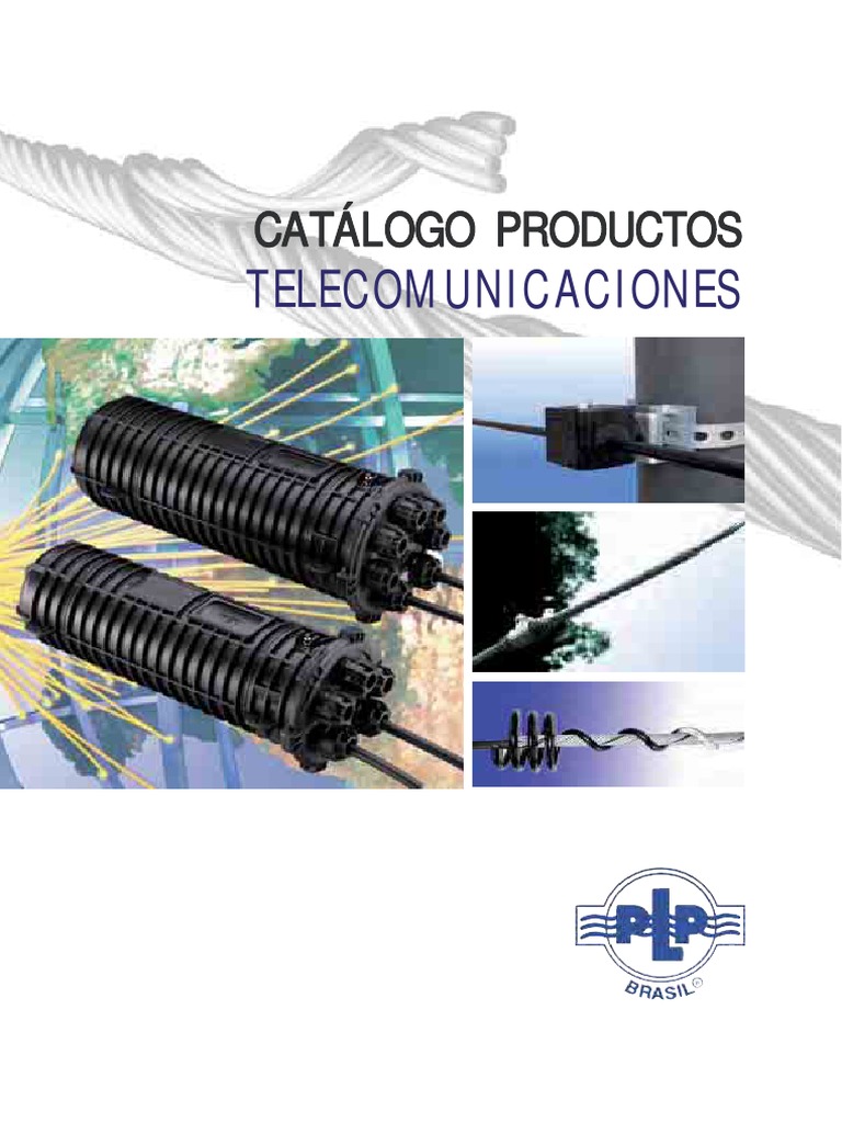 Catalogo Productos Telecom | PDF | Fibra óptica | Aluminio