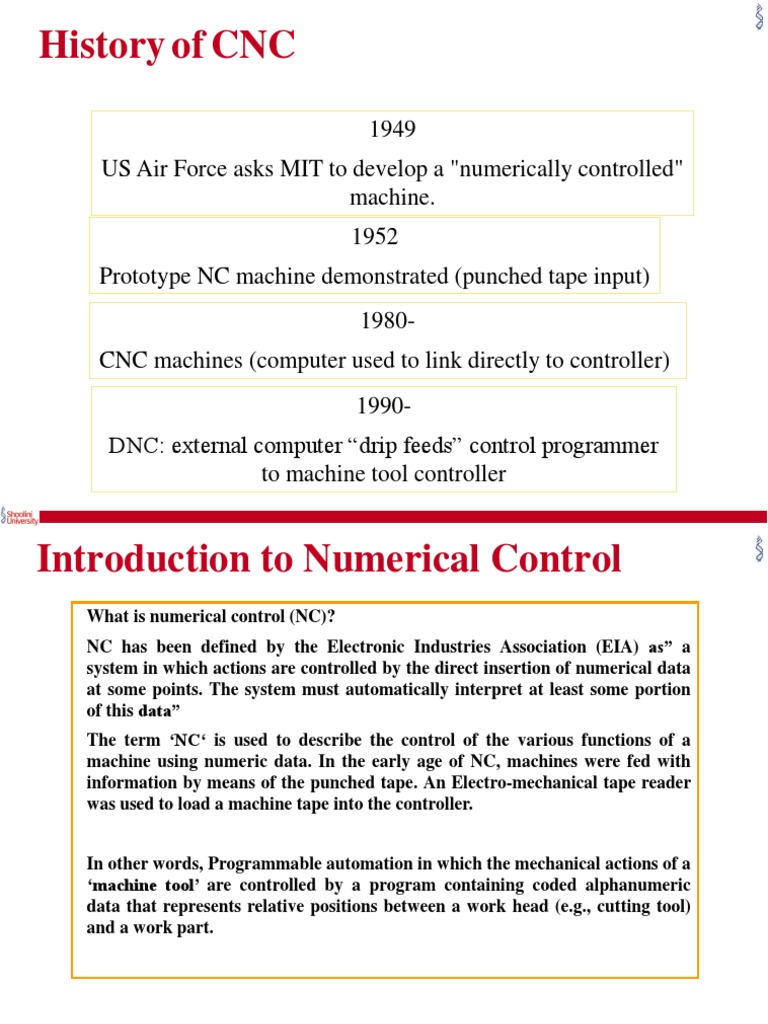 Introduction To CNC | PDF