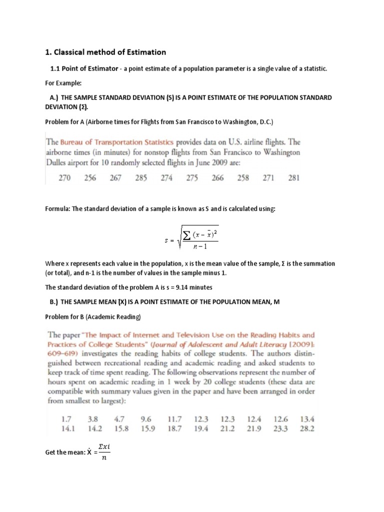 Stat | PDF | Sample Size Determination | Standard Deviation