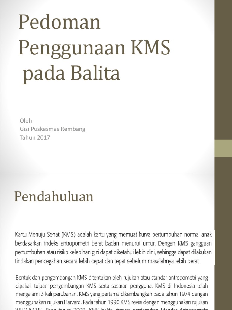 Pedoman Penggunaan KMS | PDF