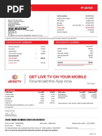MobileBill Airtel Format | PDF | Invoice | Cheque