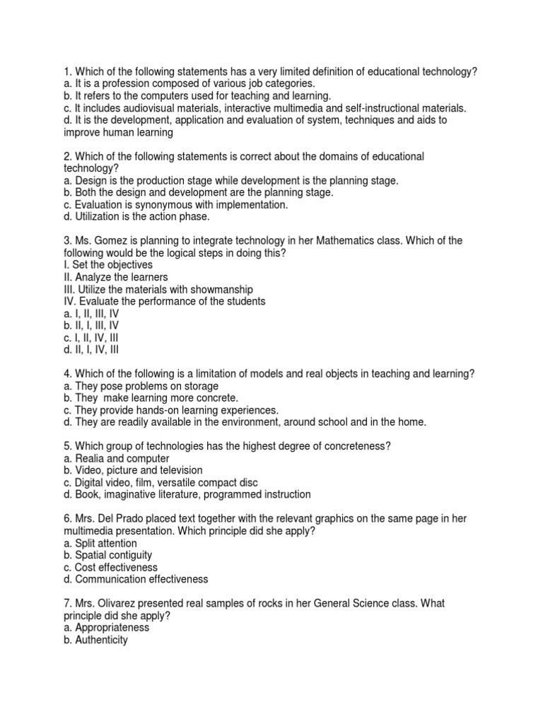 Ict Reviewer | Educational Technology | Teaching