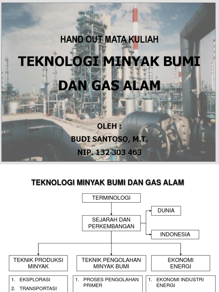Teknologi Minyak Bumi Dan Gas Alam | PDF | Cracking (Kimia) | Emulsi